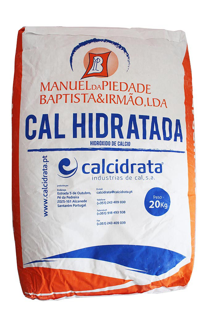 Cal Hidratada 20Kg Carlos Alberto Tavares Sebastião e Filhos, Lda